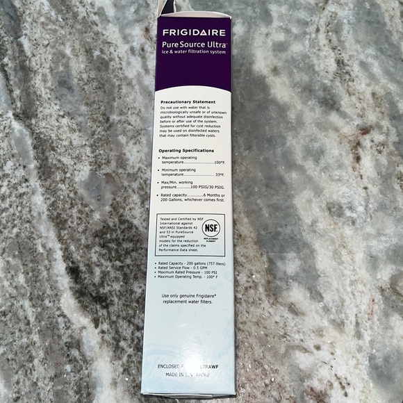 frigidare | Kitchen | Nwtfrigidaire Pure Source Ultra Ice And Water ...